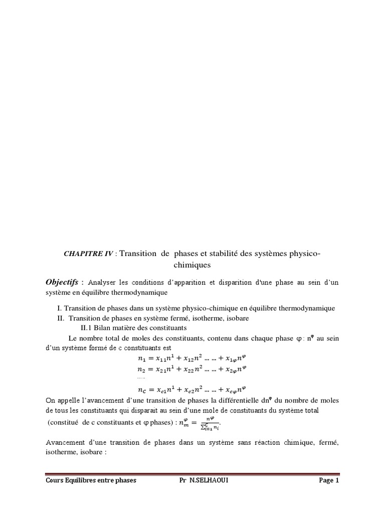 Cours Master EP2023 | PDF