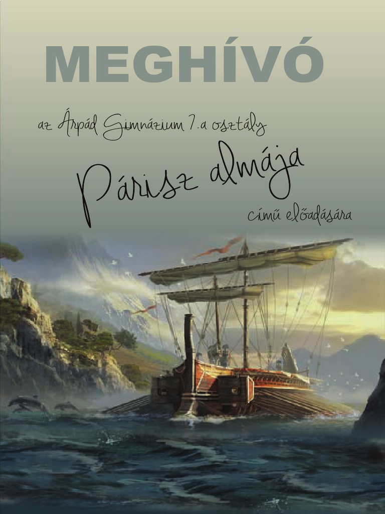 Meghivo Arpad 7a Parisz Almaja | PDF