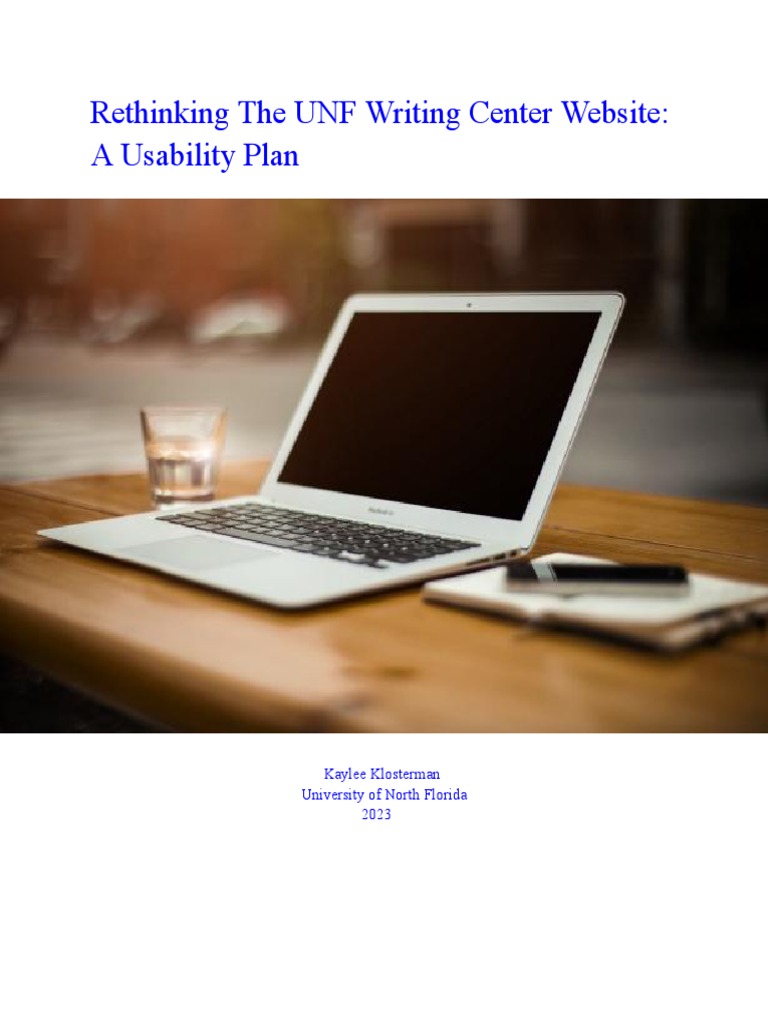 Usability Plan Klosterman | PDF | Usability | Computing