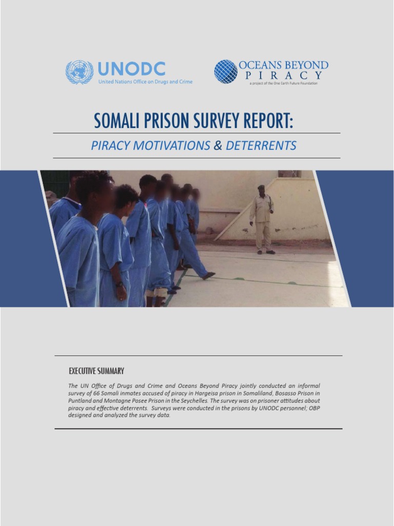 Somali Prison Survey Report | PDF | Piracy | Piracy Off The Coast Of ...