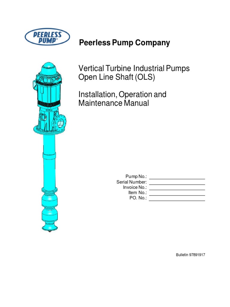Peerless Pump Company | PDF | Pump | Noise