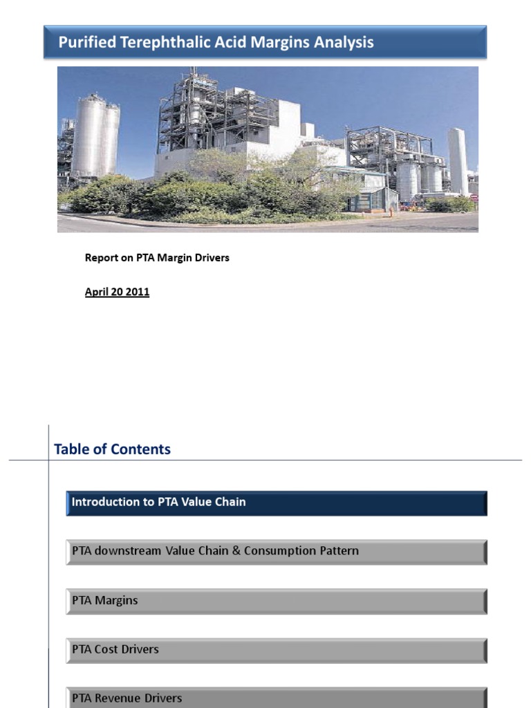 PTA Margins Presentation | PDF | Polyester | Demand