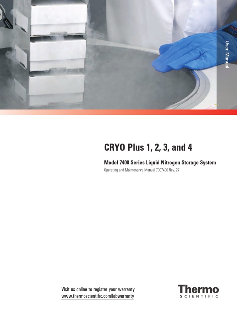 Cryo Plus Cryo Med Manual | PDF | Electrical Engineering | Manufactured Goods