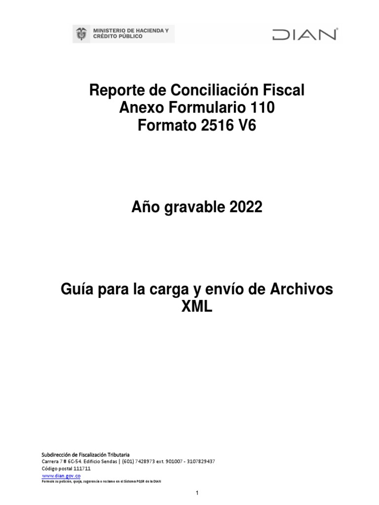 Guía para Envío de Archivos XML a DIAN | PDF | Archivo de computadora ...