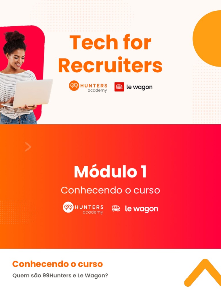 Material de Apoio Módulo 1 - Aula 1 - Tech Recruiter | PDF