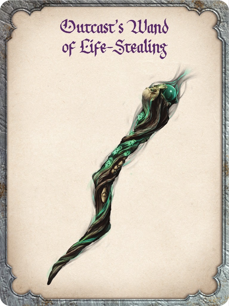 ITEM CARD For Wand of Life Steal | PDF