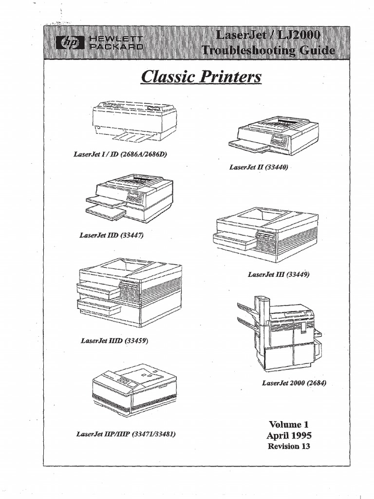 HP LaserJet 1 1D II IID III IIID IIP IIP Plus IIIP 2000 | PDF | Mains ...