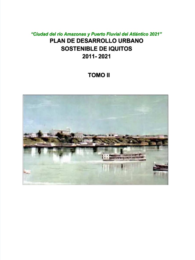 Desarrollo Urbano Sostenible Iquitos | PDF | Estudios de idiomas extranjeros