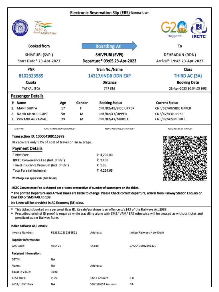 14317/INDB DDN EXP Third Ac (3A) | PDF | Identity Document