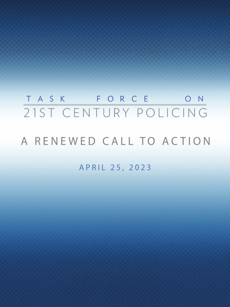 Task Force Call To Action | PDF | Police | Violence