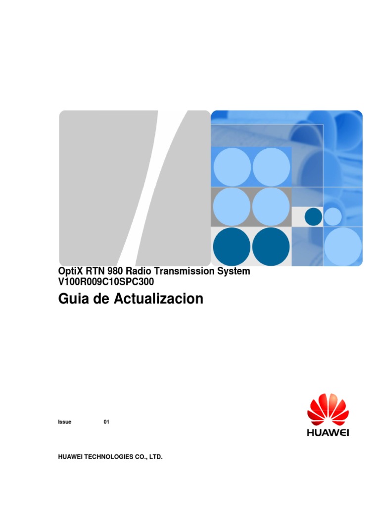 Procedimiento Upgrade OptiX RTN 980 | PDF | Ingeniería Informática ...