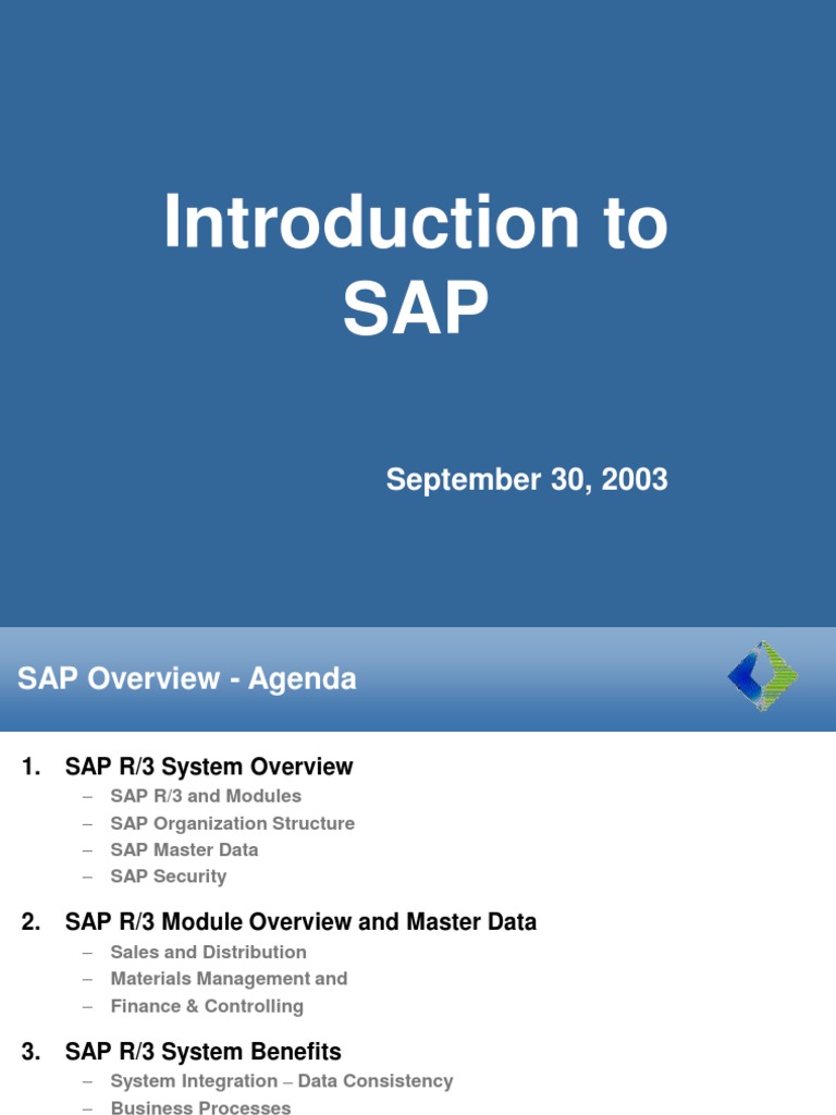 SAP Overview | PDF | Business | Business Economics