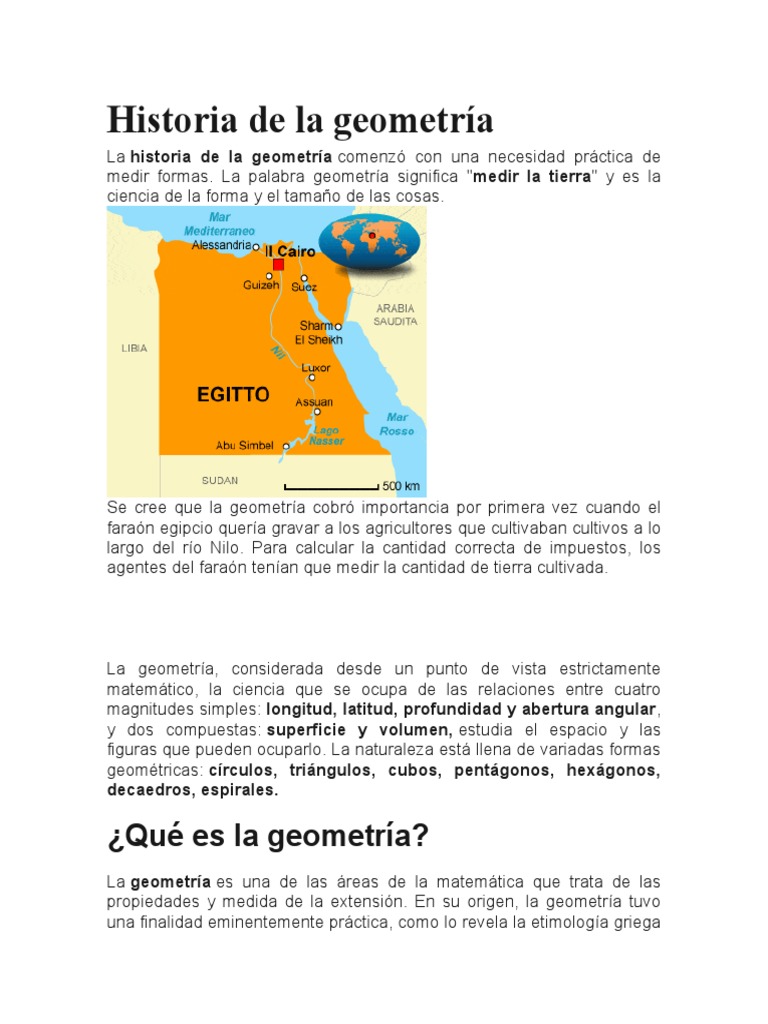 Historia de La Geometría | PDF