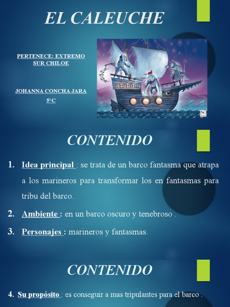 Leyenda del Caleuche: Resumen Infantil | PDF