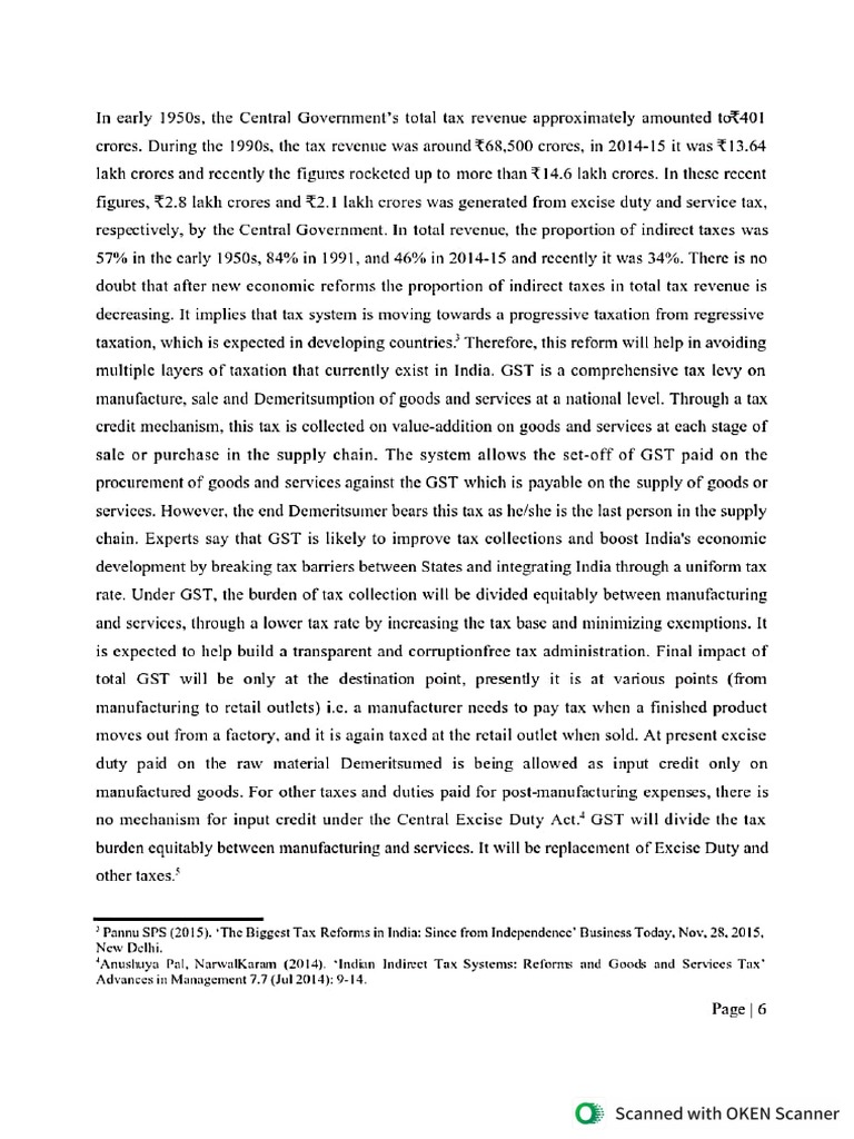 Taxation Project - 2 | PDF