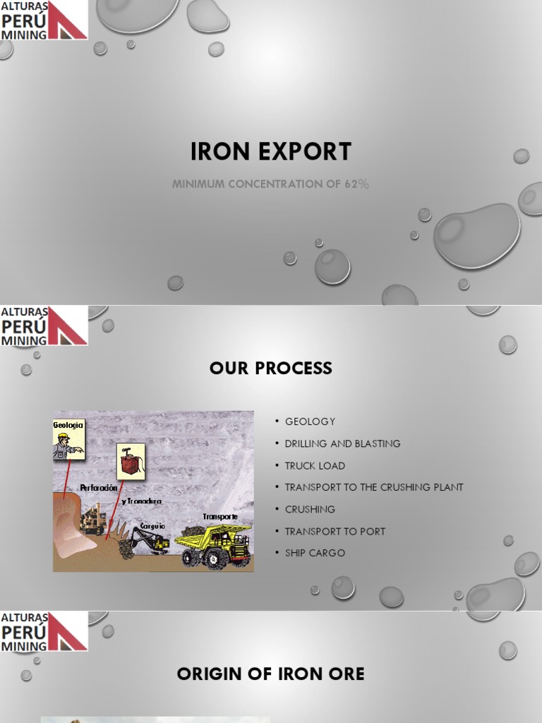 IRON EXPORT | PDF
