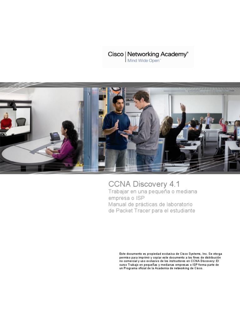 Manual Del Alumno CCNA Discovery 4.1 | PDF | Enrutador (Computación) | Dirección IP