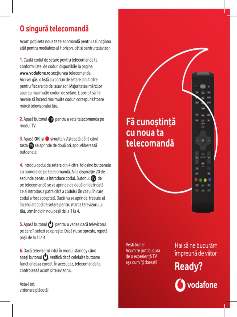 Telecomanda Upc | PDF