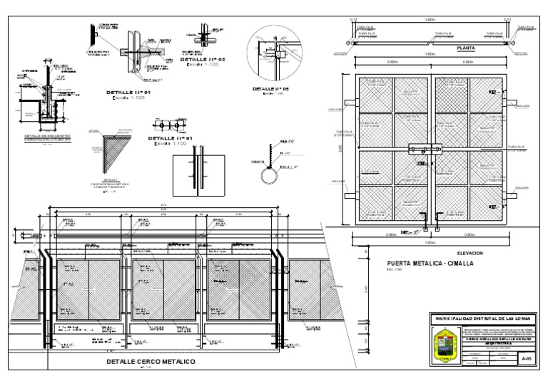 Arquitectura Cerco Metalico T Detalles 1 20221006 202938 195 | PDF ...