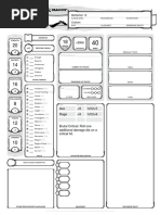 GURPS Character Sheet | PDF | Entertainment | Role Playing Games