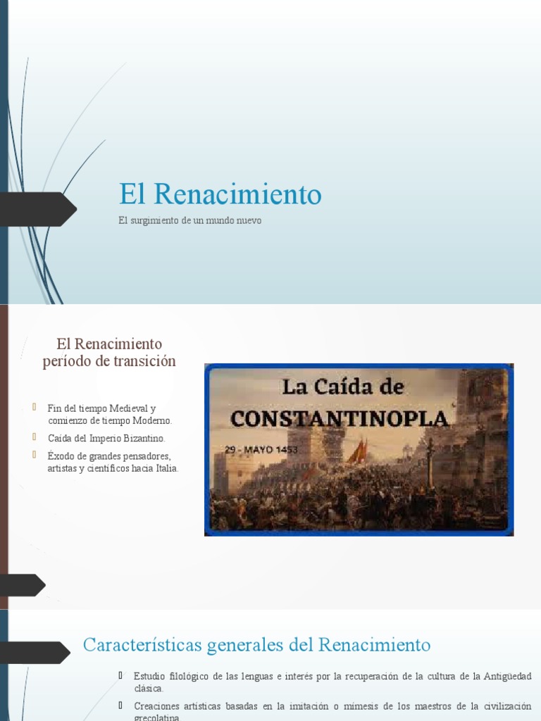 El Renacimiento | PDF | Renacimiento | Heliocentrismo