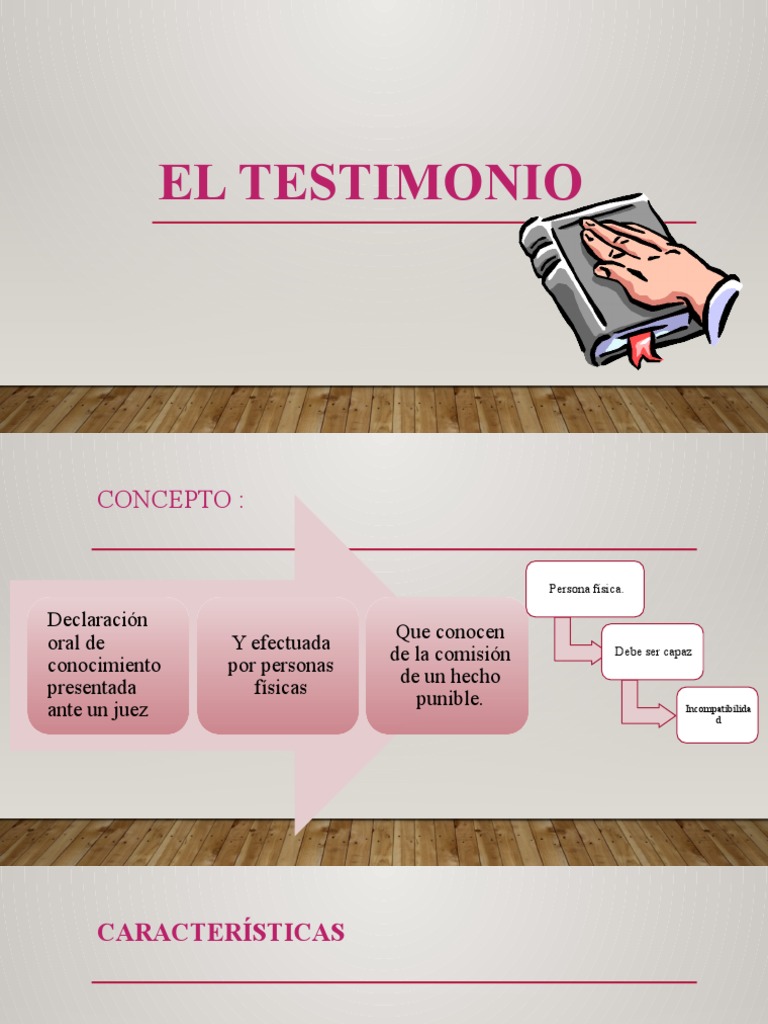EL Testimonio | PDF | Derecho