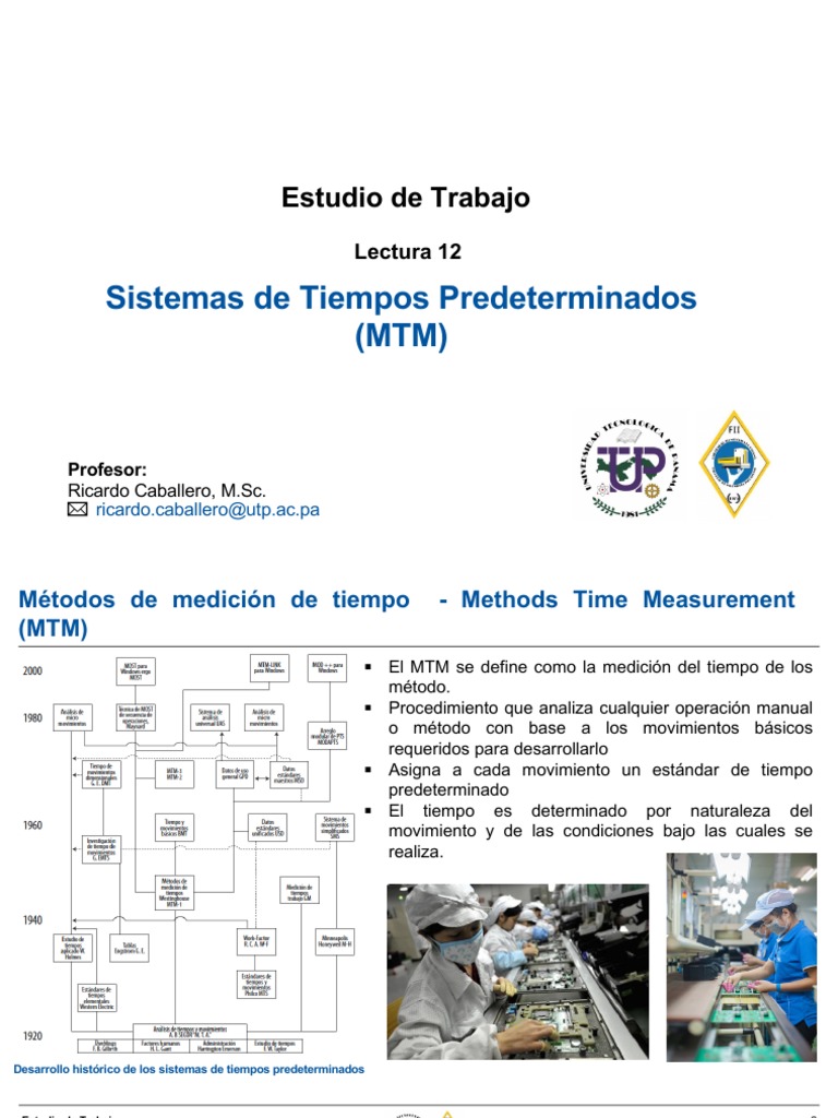 Sistemas de Tiempos Predeterminados | PDF