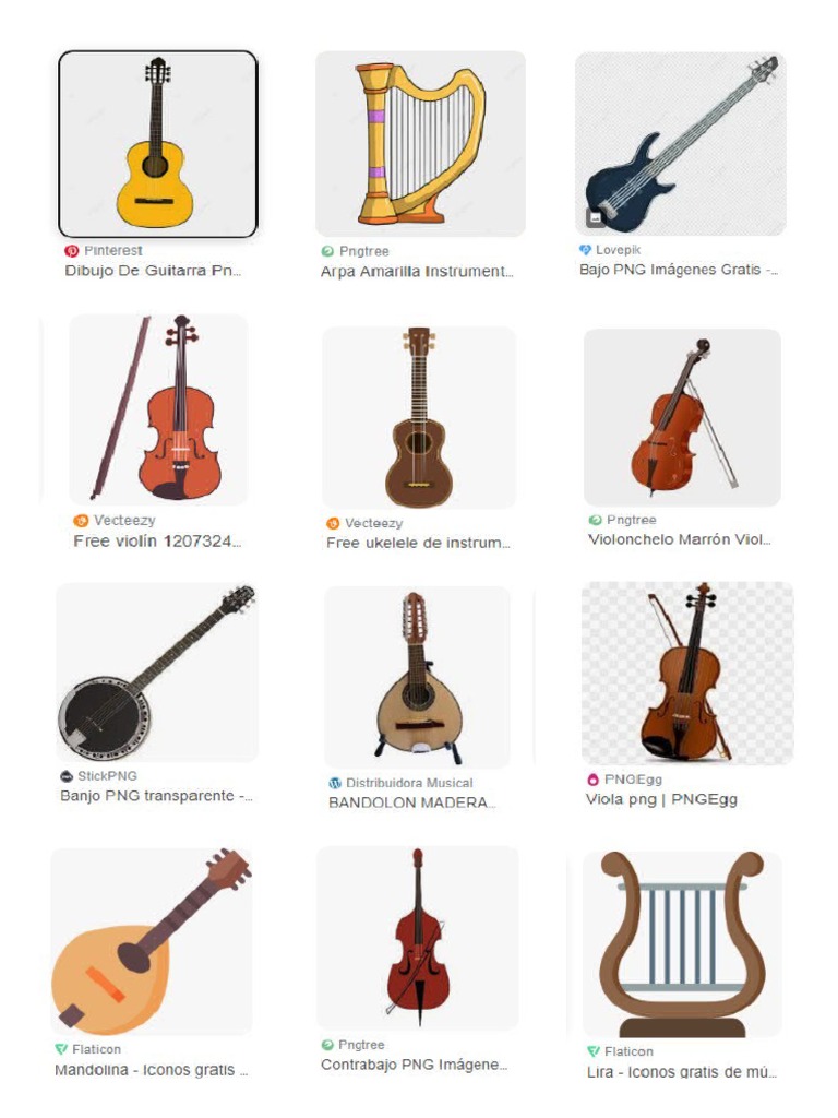 Instrumentos Musicales 3 | PDF