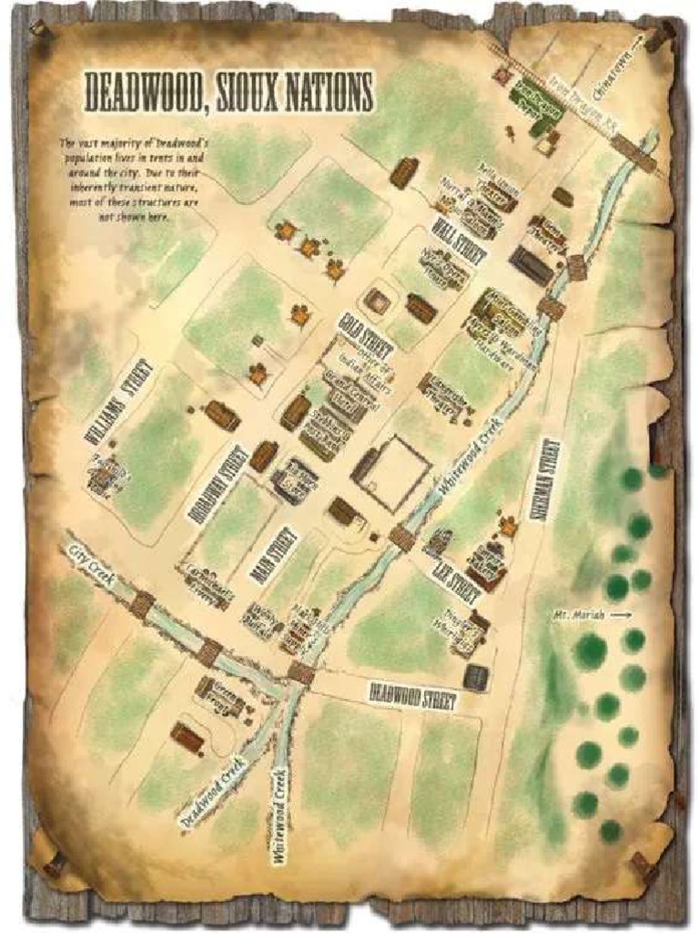 Deadwood Map | PDF