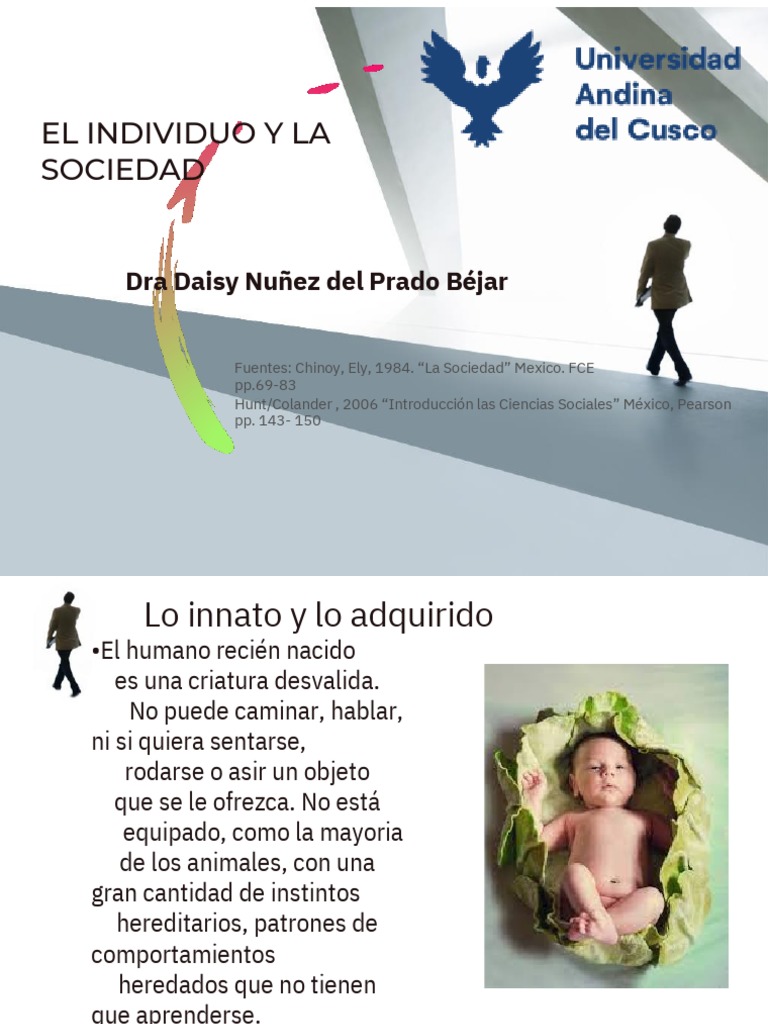 El Individuo y La Sociedad | PDF | Sociedad | Aprendizaje