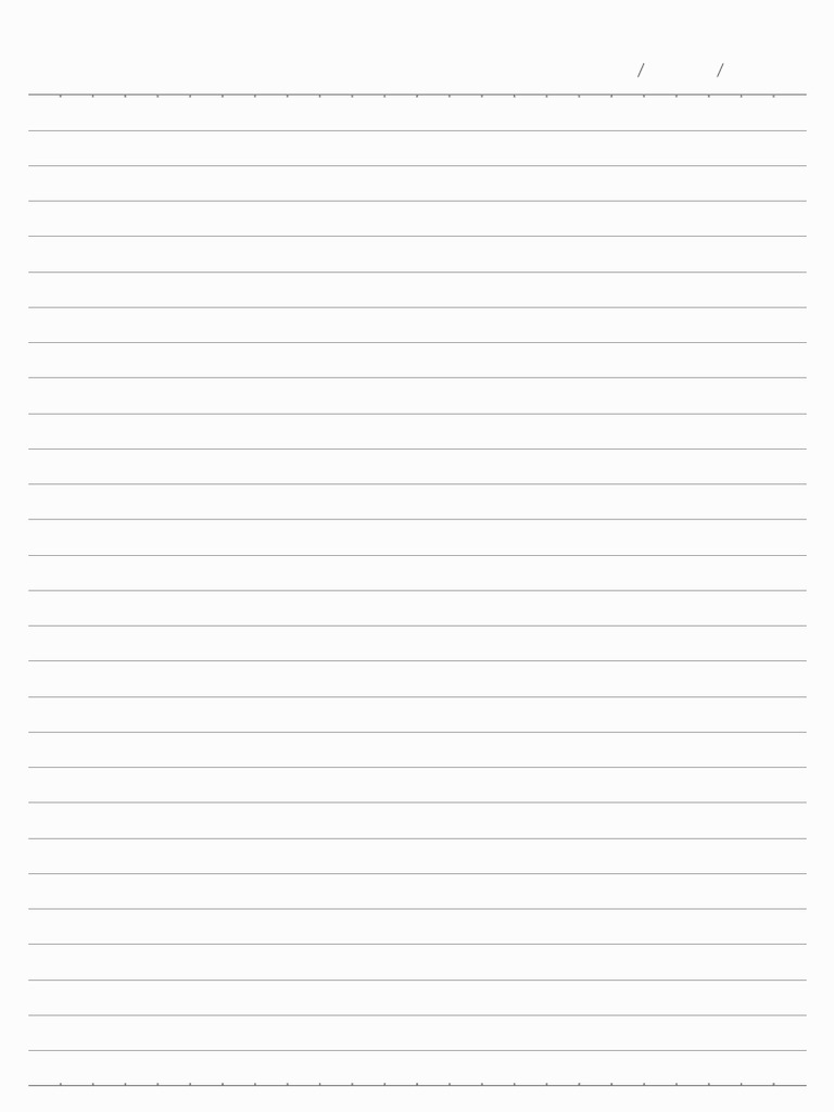 Paper Line Template | PDF