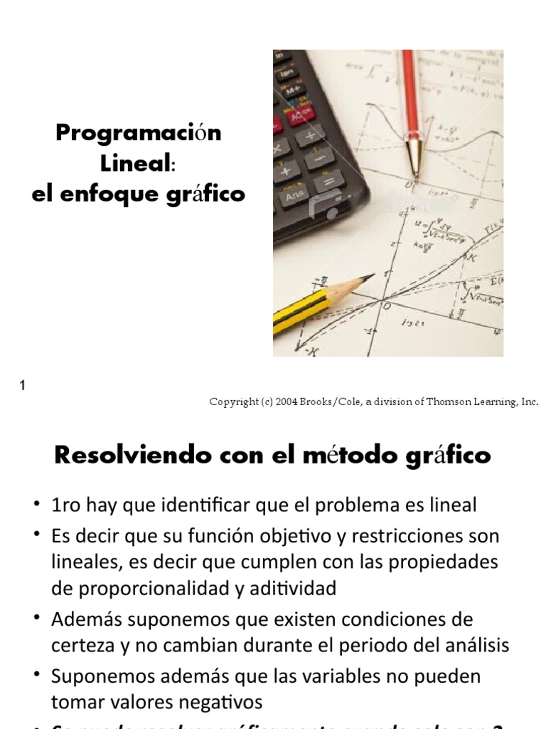 Método Gráfico | PDF | Análisis matemático | Matemáticas