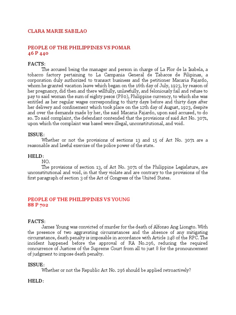 CRIMINAL LAW 1 PG 1 5 | PDF | Double Jeopardy | Criminal Law