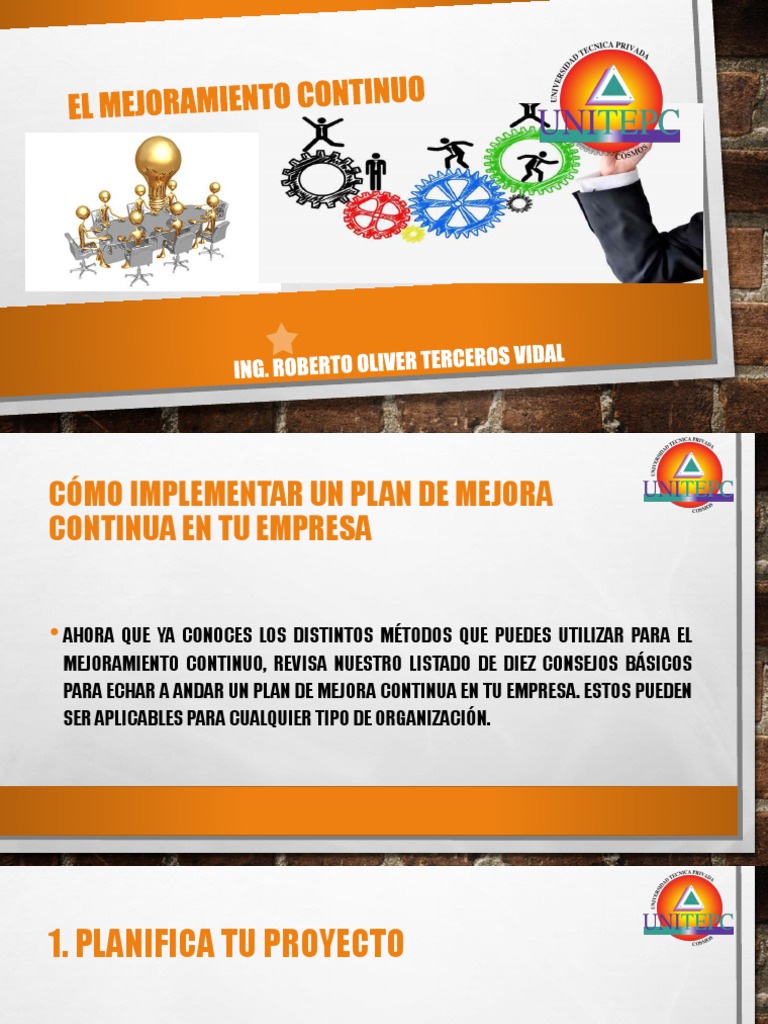 2.3. El Mejoramiento Continuo | PDF | Lean Manufacturing | Toma de decisiones
