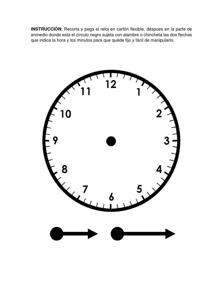 Elaborar Un Reloj Pdf 