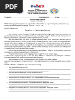 ESP Grade 1 2nd Quarter Worksheets | PDF