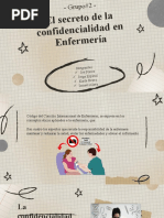 El Secreto Profesional en Enfermeria | PDF