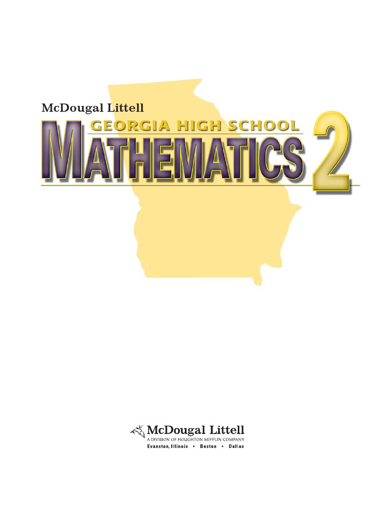 Mcdougal Littell | PDF | Trigonometric Functions | Quadratic Equation