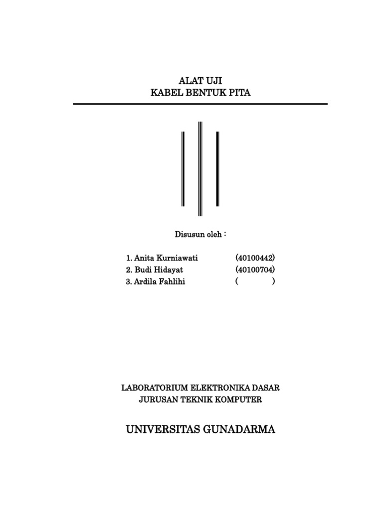 Alat Uji Kabel Bentuk Pita | PDF