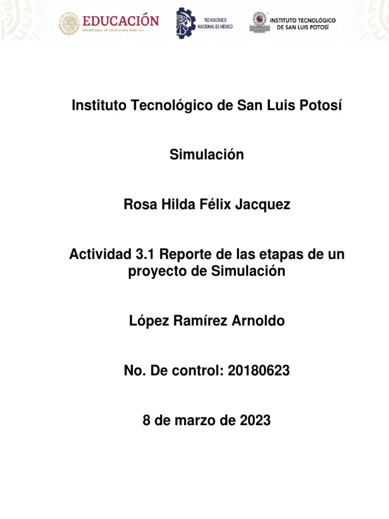 Guía de Simulación de Proyectos | PDF | Simulación | Informática