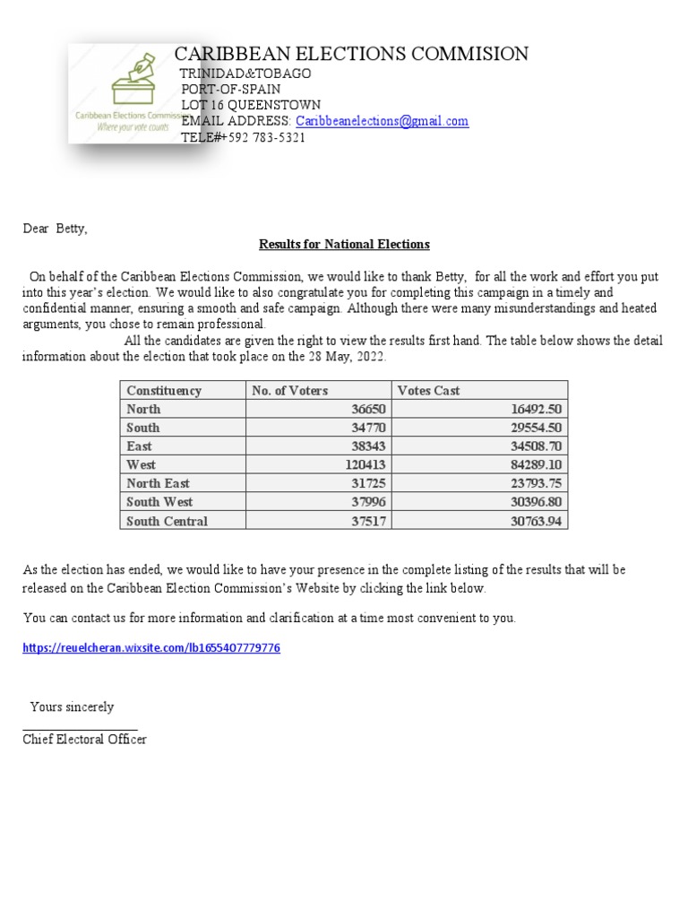 Secondary Letter | PDF