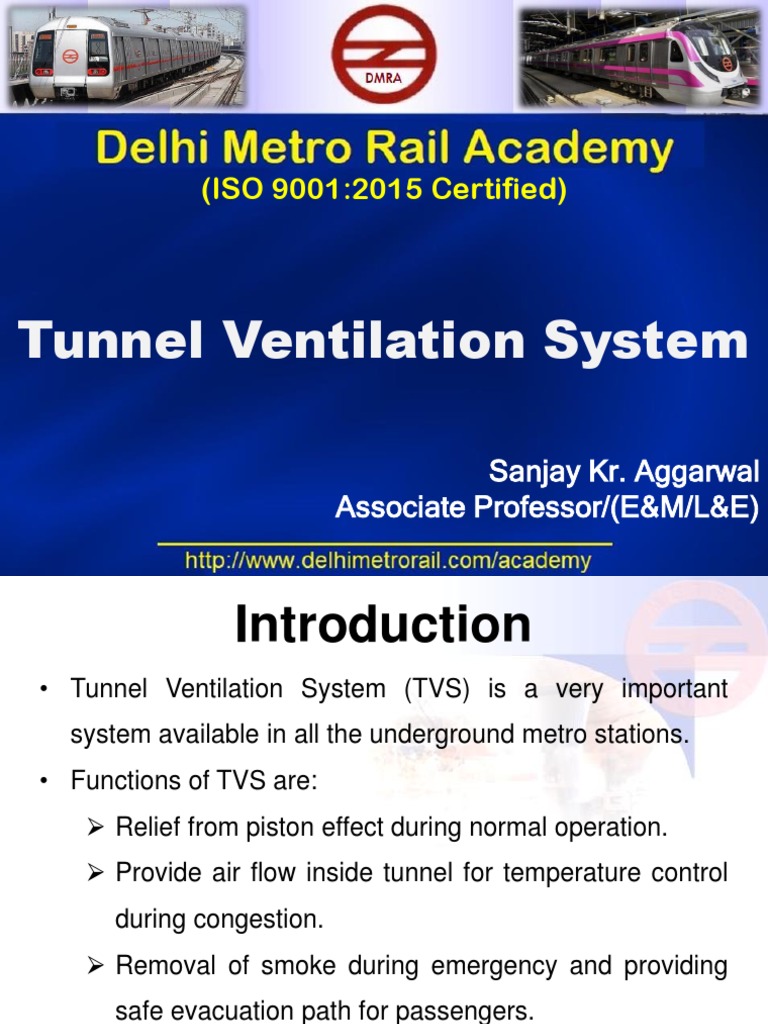 Tunnel Ventilation System OH | PDF | Tunnel | Ventilation (Architecture)