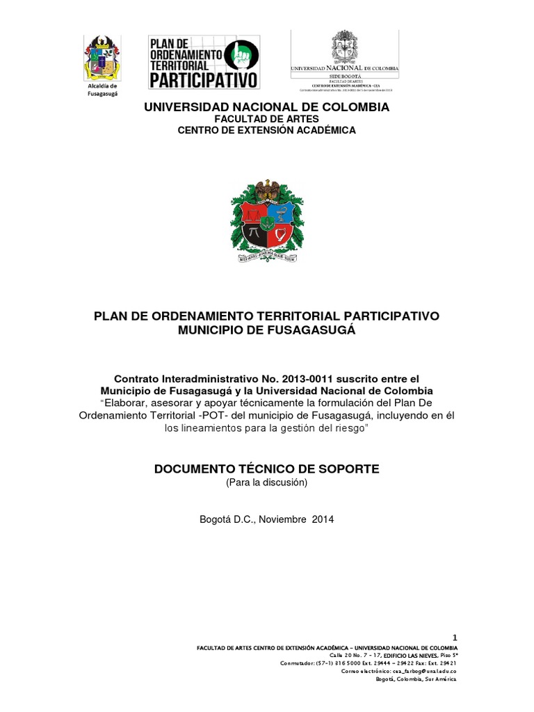 Documento Tecnico de Soporte | PDF | Colombia | Alcantarillado