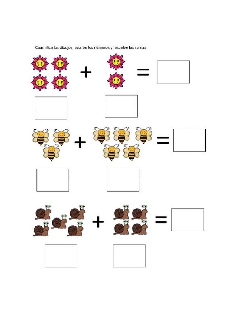Sumas Con Imágenes | PDF