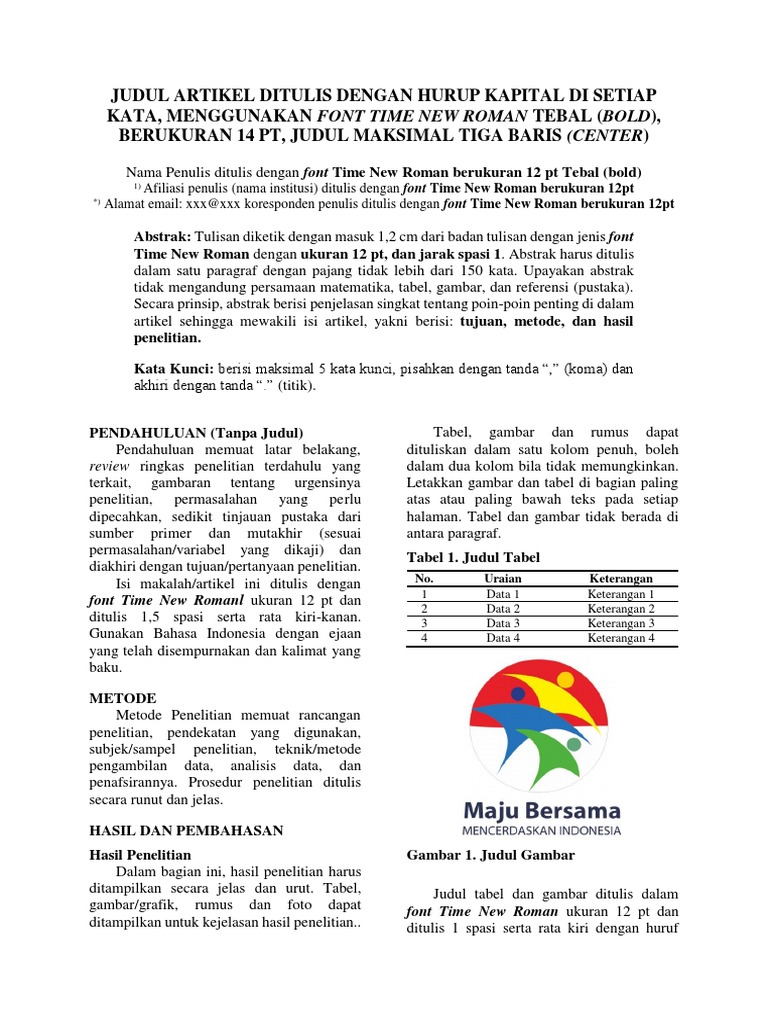 Template Artikel Jurnal KARAKTER PPKN Dan IPS (J-KPI) OK | PDF
