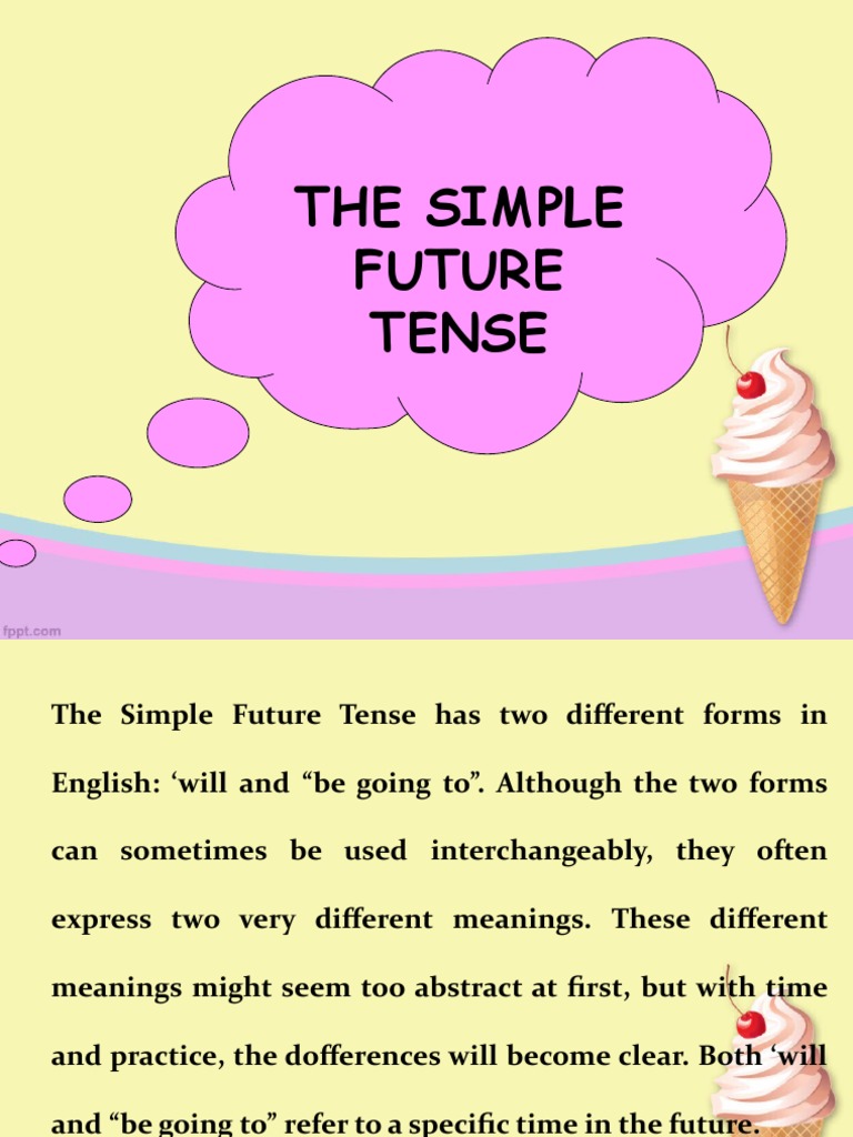 Simple Future Tense Explained | PDF | Question | Prediction