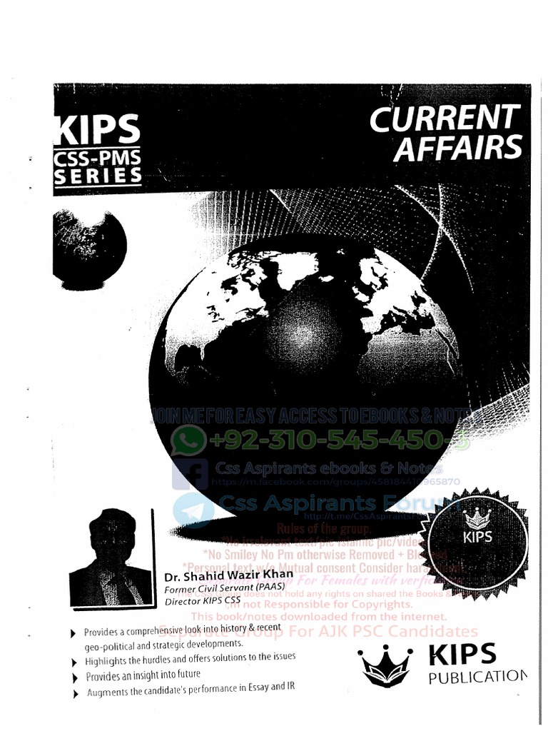 KIPS Current Affairs Book Updated | PDF
