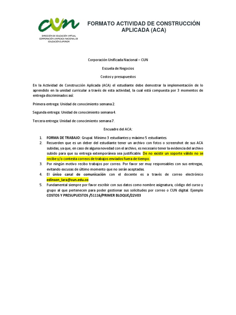 Aca Costos y Presupuestos 2023 Completo | PDF | Presupuesto