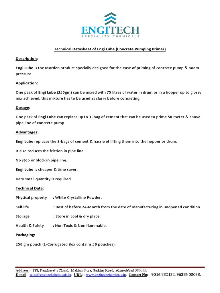 Technical-Datasheet-of-Engi-Lube | PDF