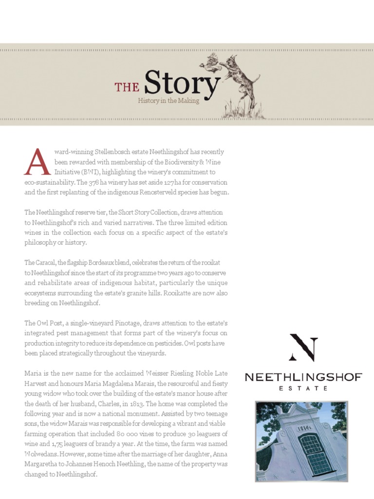Neethlingshof Restaurant Menu Overview | PDF | Rose | Salad